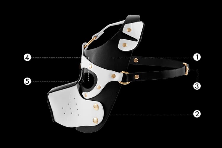 Obedient Puppy - Pet Play Removable Mouth Cover Conditioning Obedience ...